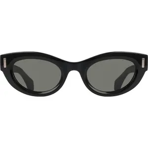 FERRAGAMO 49mm Cat Eye Sunglasses - Black