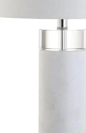 JONATHAN Y Hunter 32" Marble/crystal Led Table Lamp