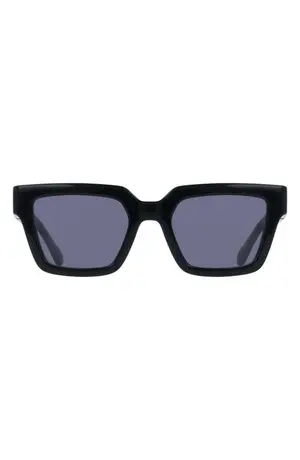 FERRAGAMO 52mm Square Sunglasses - Black