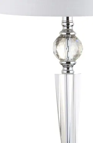JONATHAN Y Emma 29.5" Crystal Led Table Lamp