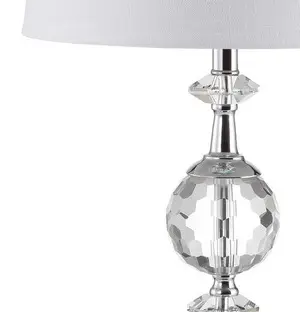 JONATHAN Y Channing 25.5" Led Crystal/metal Table Lamp