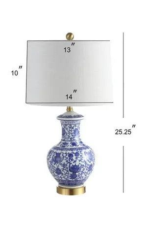 JONATHAN Y Jennifer 25.25" Ceramic/metal Led Table Lamp