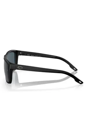 COSTA DEL MAR 55mm Polarized Rectangle Sunglasses