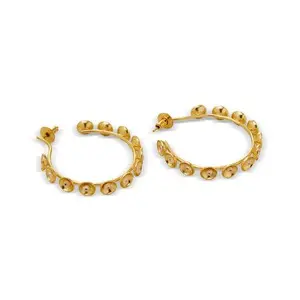 DHWANI BANSAL Vitr Hoop Earrings