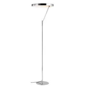 JONATHAN Y Owen 66.7" Integrated Led Metal Floor Lamp - Chrome