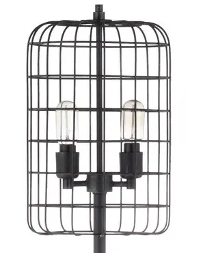 JONATHAN Y Odette 65" Industrial Metal Floor Lamp