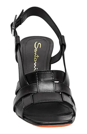 Santoni Beyond High-heel Sandal - Black