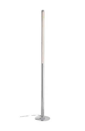 JONATHAN Y Roxanna 68" Integrated Led Metal Floor Lamp - Chrome