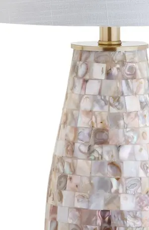 JONATHAN Y Jocelyn 28" Seashell Led Table Lamp