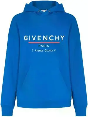 Givenchy Logo Hoodie - Blue