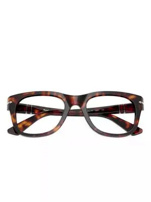 Persol Round Frame Eyeglasses - Brown