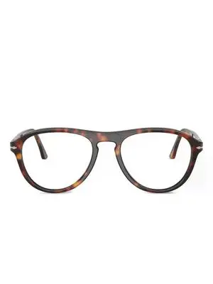 Persol Pilot-Frame Glasses Brown