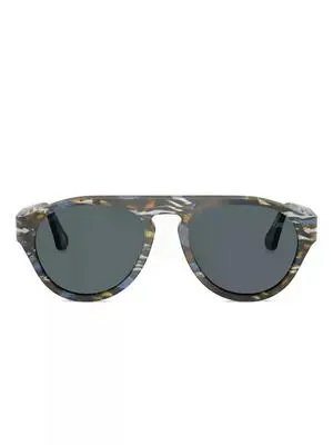 Persol Pilot Frame Sunglasses - Black