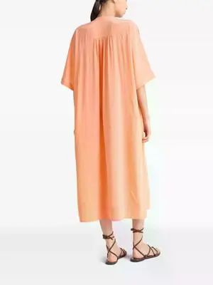YVES SALOMON Silk Midi Dress