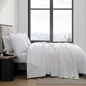 Vera Wang Cotton Voile 3 Piece Quilt Set, King