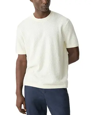 Theory Damian Short-Sleeve Tee Eggshell