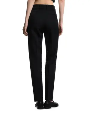 Emporio Armani Linen Straight Leg Trousers