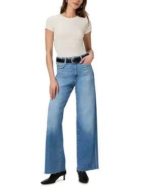 Paige Anessa High-rise Wide-leg Jeans - Mesmerize