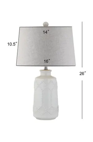 JONATHAN Y Alice 26" Ceramic Led Table Lamp