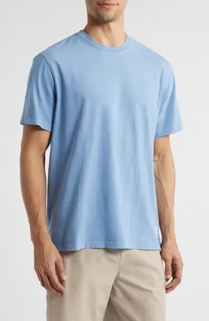 FAIR HARBOR Saltaire Organic Cotton Graphic T-shirt - Light Blue