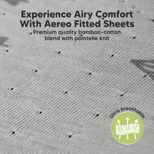KEABABIES 2-pack Aereo Fitted Crib Sheets - Savannah