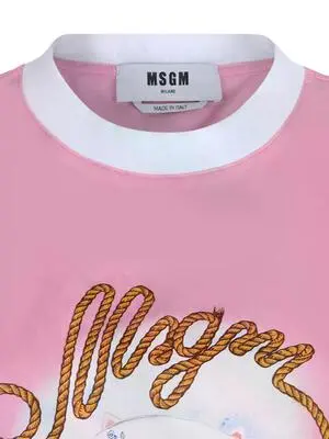 MSGM Cat-print T-shirt