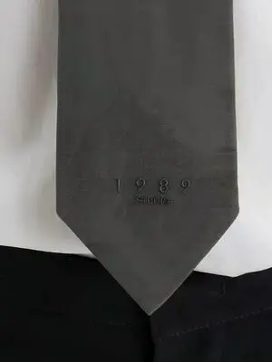 1989 STUDIO Woven Neck Tie - Grey