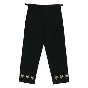 BODE Straight Leg Trousers - Black