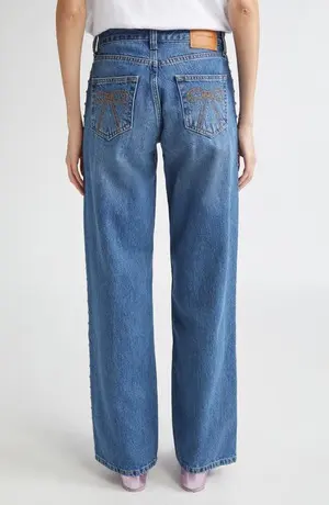 Sandy Liang Updo Low-rise Jeans