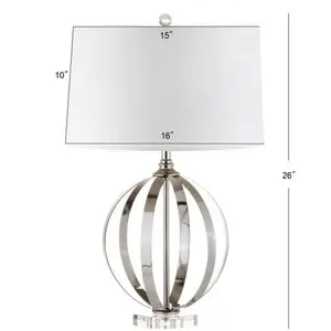 JONATHAN Y Logan 26" Metal Orb Led Table Lamp