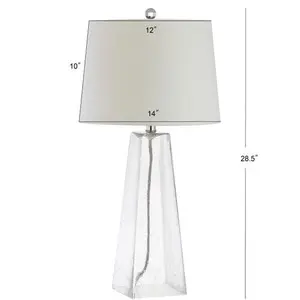 JONATHAN Y Dylan 28.5" Glass Led Table Lamp