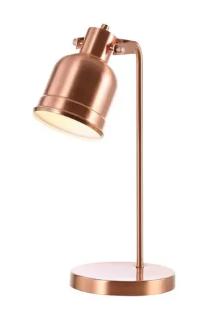JONATHAN Y Edgar 18" Metal Led Task Lamp - Copper