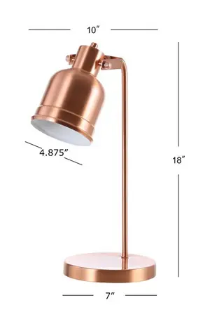 JONATHAN Y Edgar 18" Metal Led Task Lamp