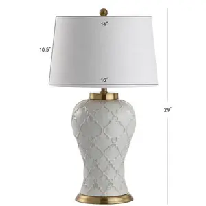 JONATHAN Y Arthur 29" Ceramic Led Table Lamp