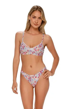 SWIM SYSTEMS Pom Pom Annalee Underwire Bikini Top - Prairie Petals