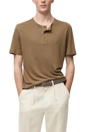 MANGO Linen Blend T-shirt
