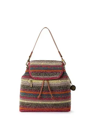 THE SAK Sayulita Backpack - Sunset Stripe