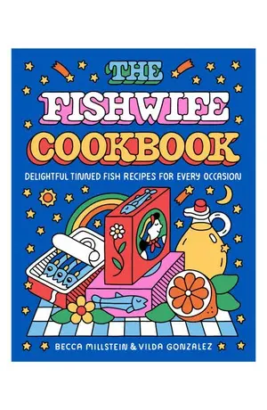 FISHWIFE TINNED SEAFOOD CO. The Fishwife Cookbook: Delightful Tinned Fish Recipes For Every Occasion' Book - Blue