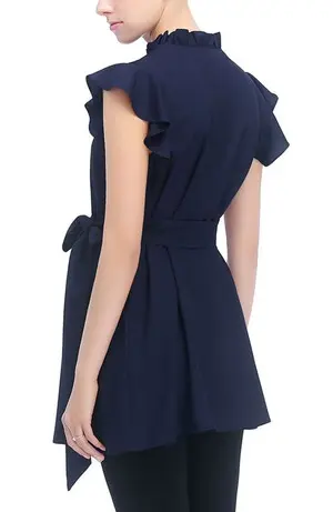 KIMI + KAI Karlena Flutter Sleeve Maternity Top