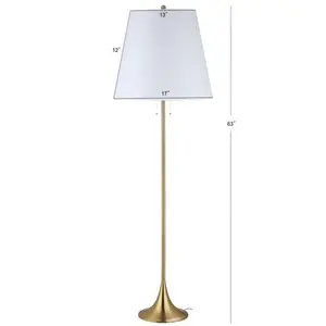 JONATHAN Y Amelia 63" Metal Led Floor Lamp