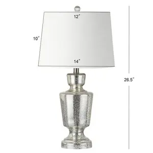 JONATHAN Y Olivia 26.5" Glass Led Table Lamp