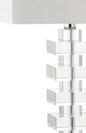 JONATHAN Y June 28" Crystal Led Table Lamp