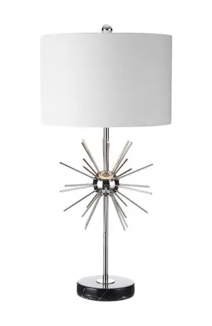 JONATHAN Y Aria 31.5" Metal/marble Led Table Lamp