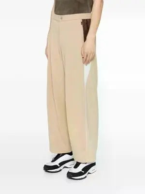 CROQUIS Side-striped Knitted Trousers