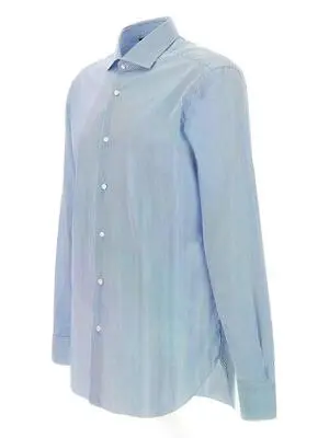 BARBA NAPOLI Striped Shirt - Blue