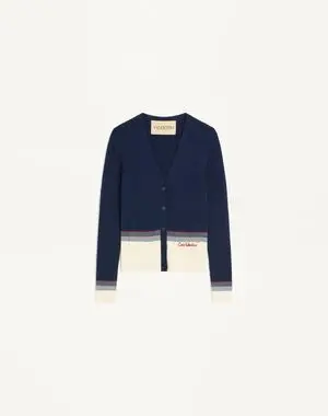 ValentinoGaravani Wool Cardigan - Navy/birch