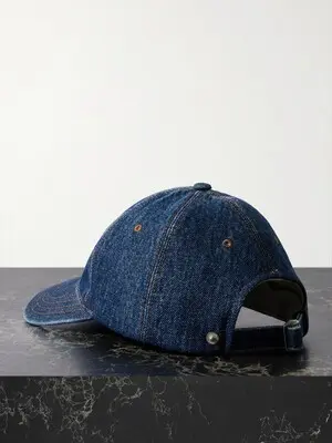 Loewe Paula's Ibiza Embroidered Denim Baseball Cap - Blue