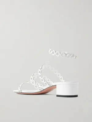 AQUAZZURA Infinity Leather Sandals