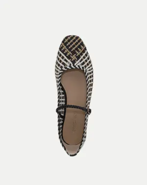 Veronica Beard Ellie Woven-leather Flat