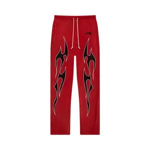 HELLSTAR Halloween Flame Sweatpants - Red